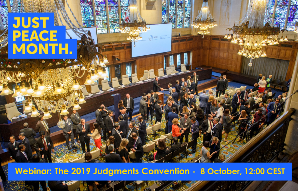Webinar on the HCCH 2019 Judgments Convention – Conflict of Laws