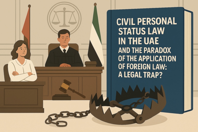 Civil Personal Status Law in the UAE and the Paradox of the Application ...